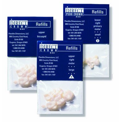 DIR.CROWN #AC12 Med. Lower Molar ADULT Ref.(8) – Acmedent